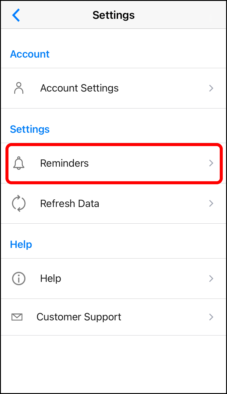 Setting and Editing Reminders